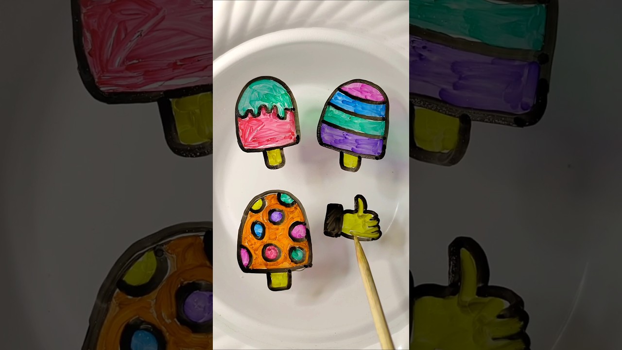 Too Sweet to Scroll 🍦💖 Tap Like 👍🏻 if You Want a Bite! 😜#shorts #art #trend #floatingpen