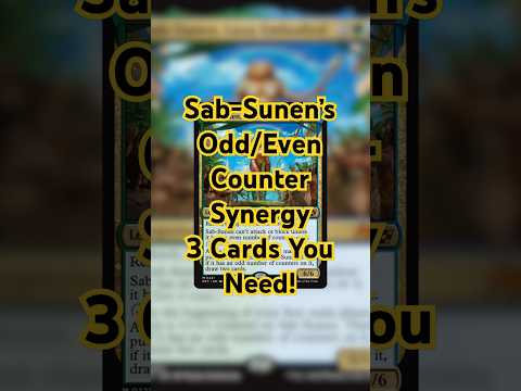 Sab-Sunen’s Odd/Even Counter Synergy: 3 Cards You Need! #mtg #magicthegathering #edh