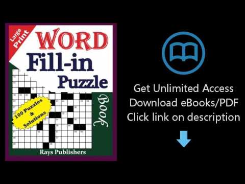 Download Large Print Word Fill-in Puzzle book (Volume 1) PDF