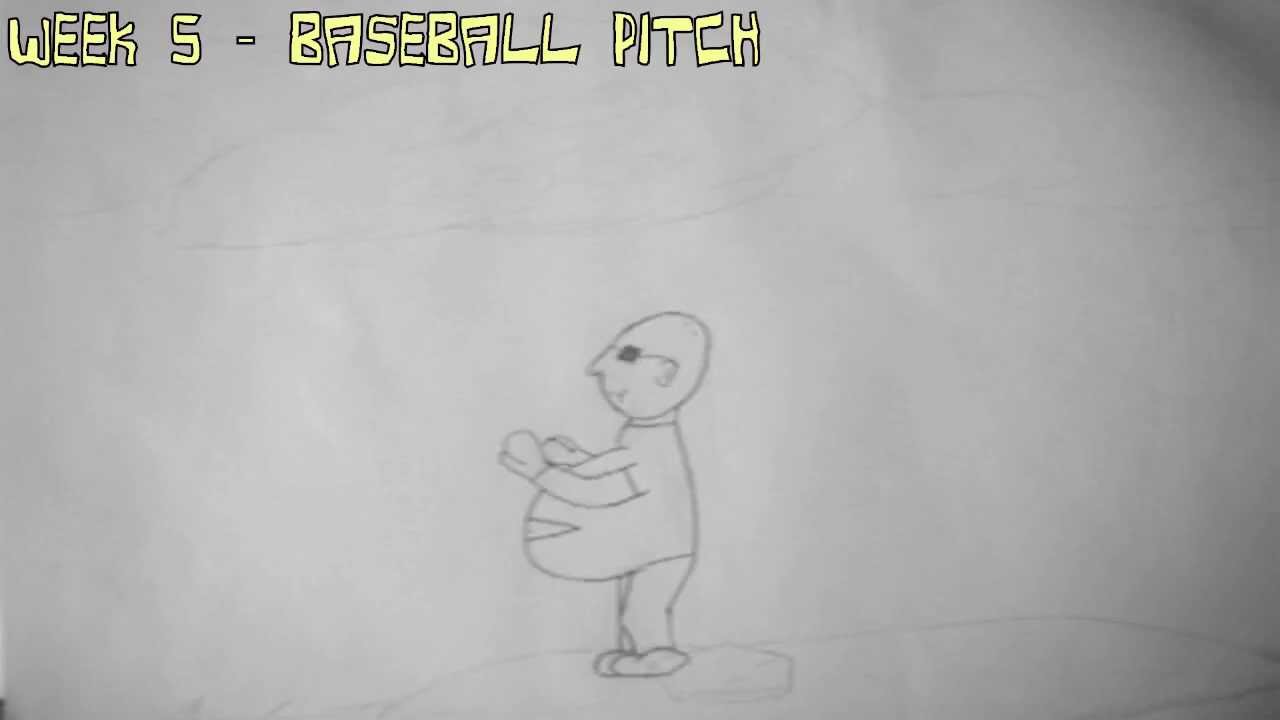 2D Animation Week 5 - Baseball Throw