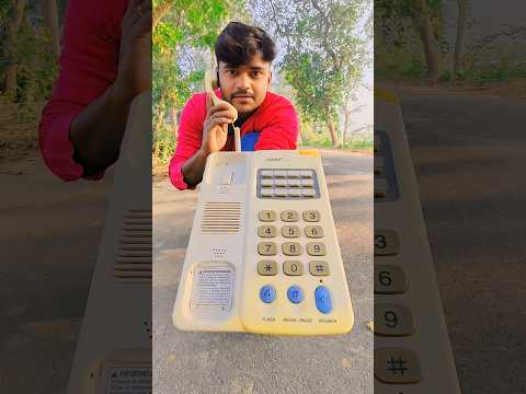 Old Retro Landline Telephone unboxing π #shorts