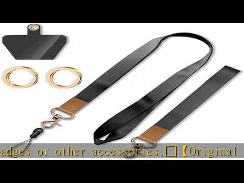 Phone Lanyard, Neck Strap with Mobile Phone Holder Keychain Wristlet Car Key Lanyards Badge Wallets