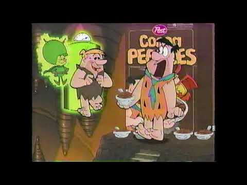 Cocoa Pebbles commercial with the Flintstones and the Great Gazoo