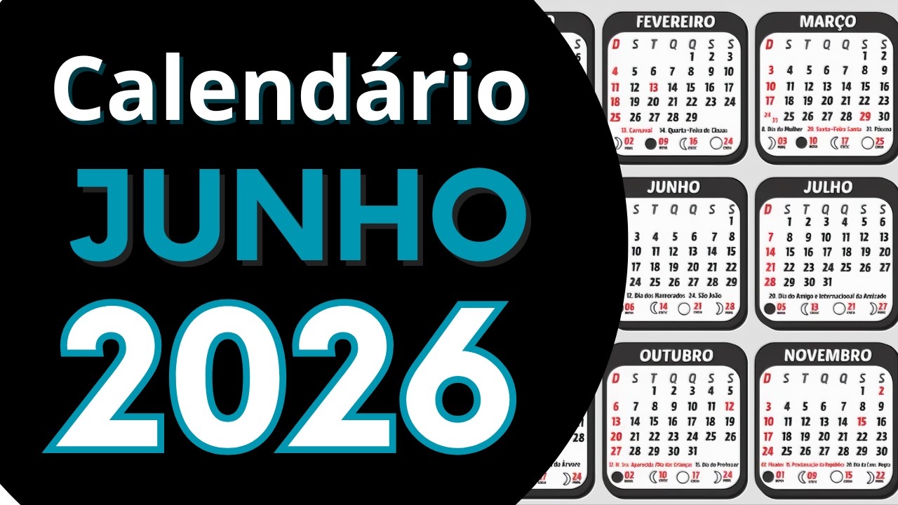 June 2026 Calendar 📆 Holidays, Moon Phases and Important Dates