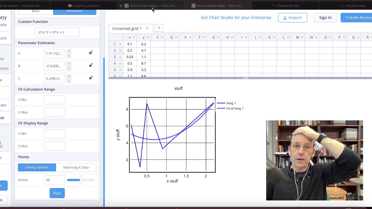 Python Graphing Tutorial with Glowscript