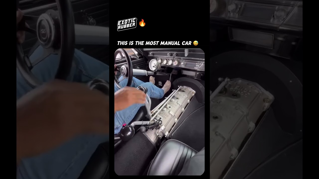 This is a real manual car