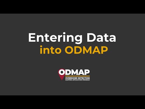 Entering Data into ODMAP