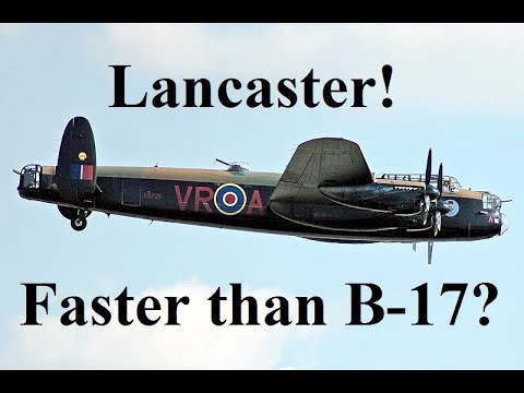 Lancaster, Fastest 4 Engine Bomber in Europe?