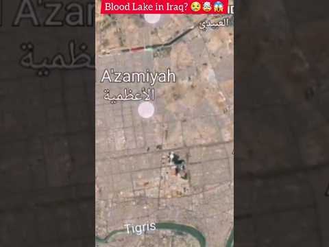 Blood lake in Iraq? 😱 #shorts