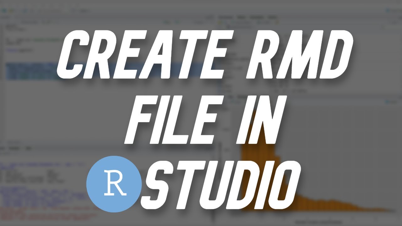 How to Create an R Markdown (RMD) File in RStudio | Quick Tutorial