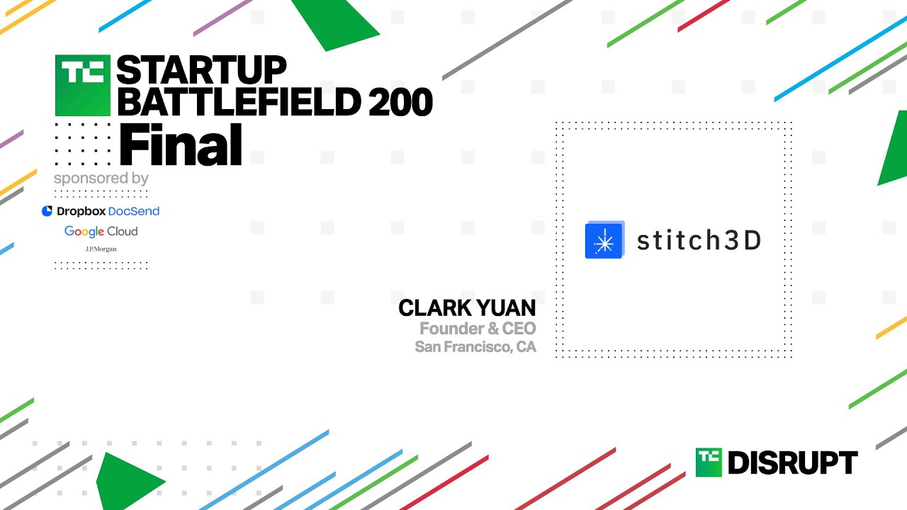 2024 Startup Battlefield Top 5 Finalists: Stitch3D | TechCrunch Disrupt 2024