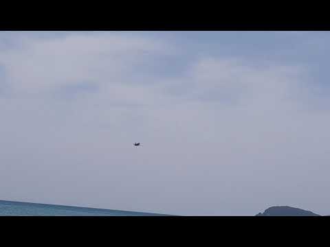 Greek air force landing at zante airport