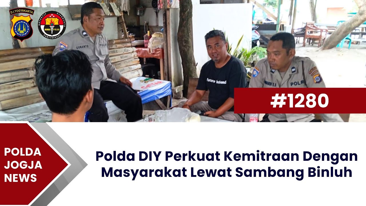 Polda DIY Perkuat Kemitraan Dengan Masyarakat Lewat Sambang Binluh | Polda Jogja News #1280