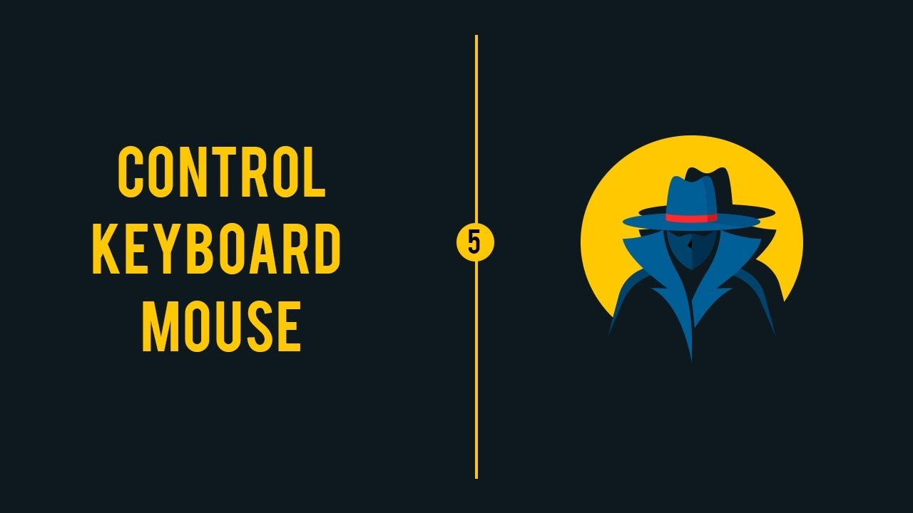 Python Keylogger Tutorial - 5 - Control mouse/keyboard using Pynput