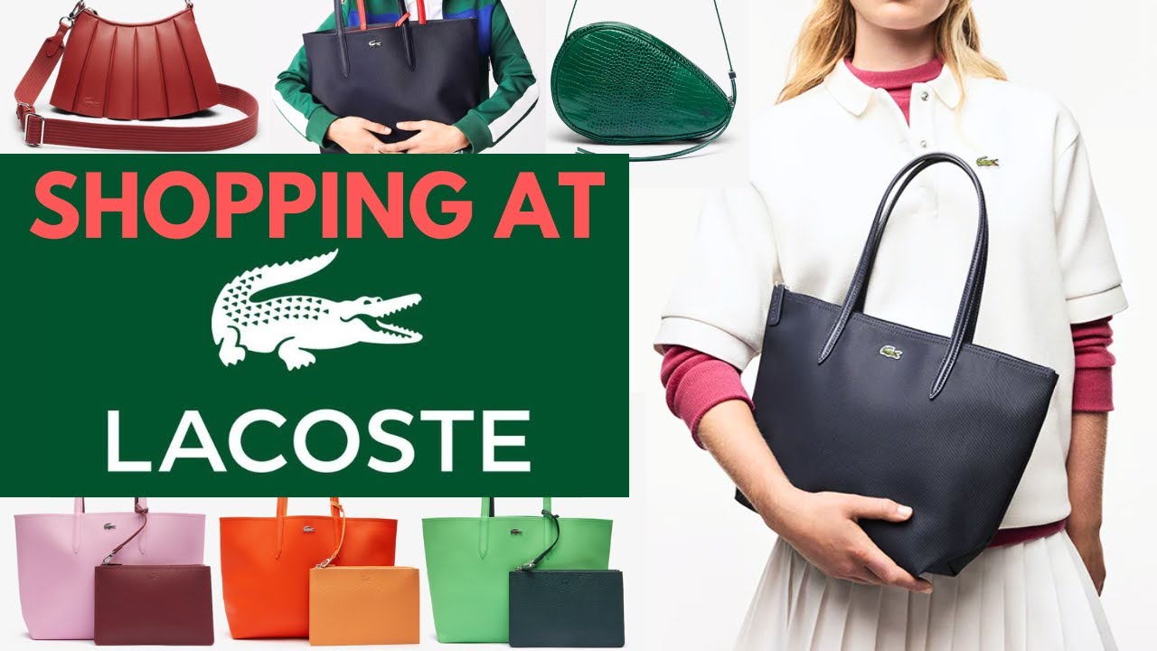 ❤️❤️❤️SHOPPING AT LACOSTE❤️❤️❤️ What's NEW at LACOSTE? LACOSTE HANDBAG REVIEW LACOSTE TOTE REVIEW