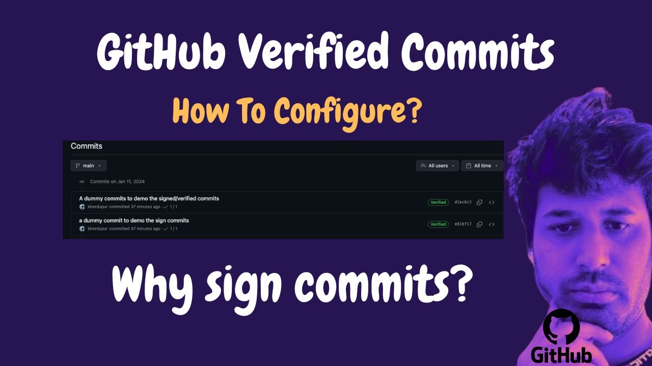 Git And GitHub Tutorial | How To Push Verified Git Commits