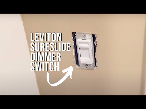 How to Program A Leviton SureSlide Dimmer Switch
