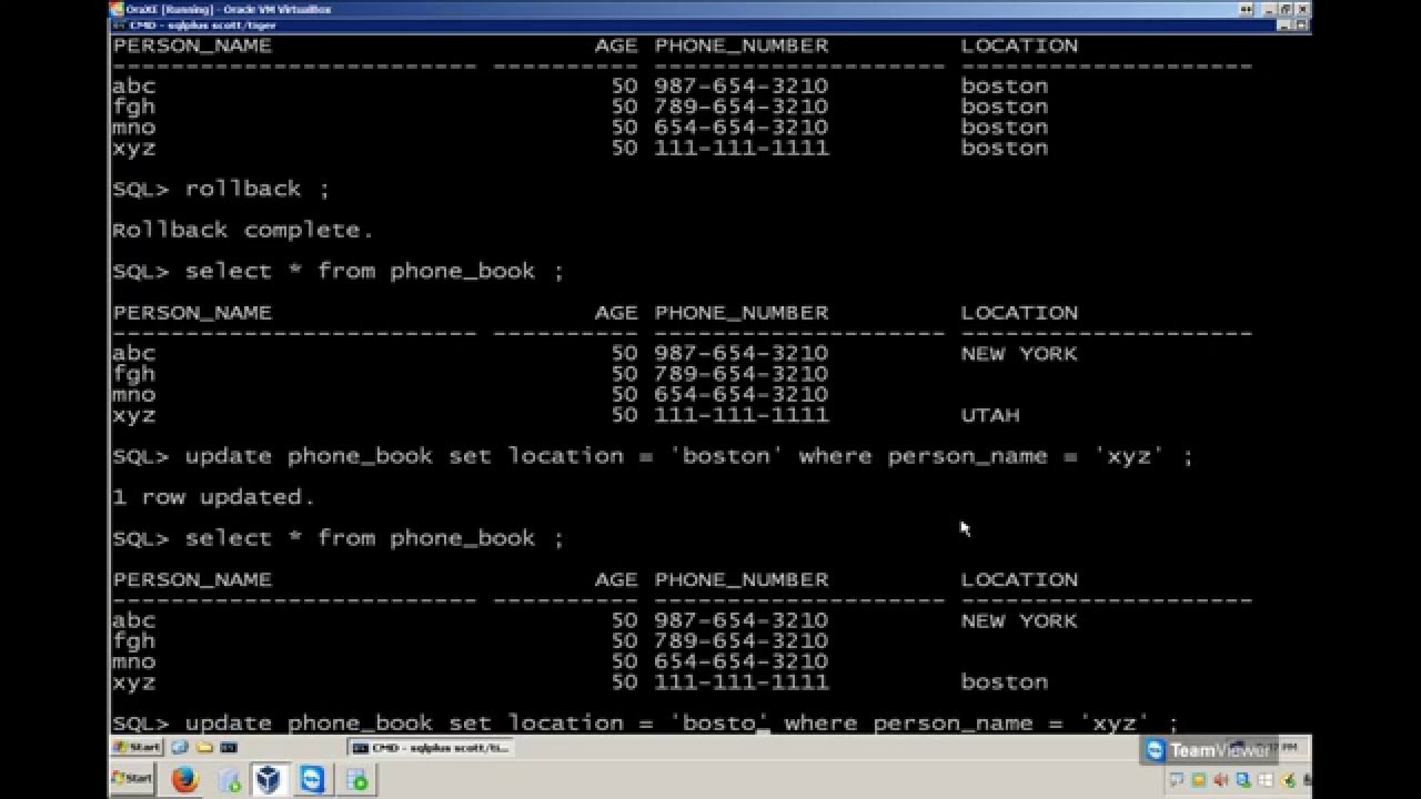 Oracle Class 02Feb2016