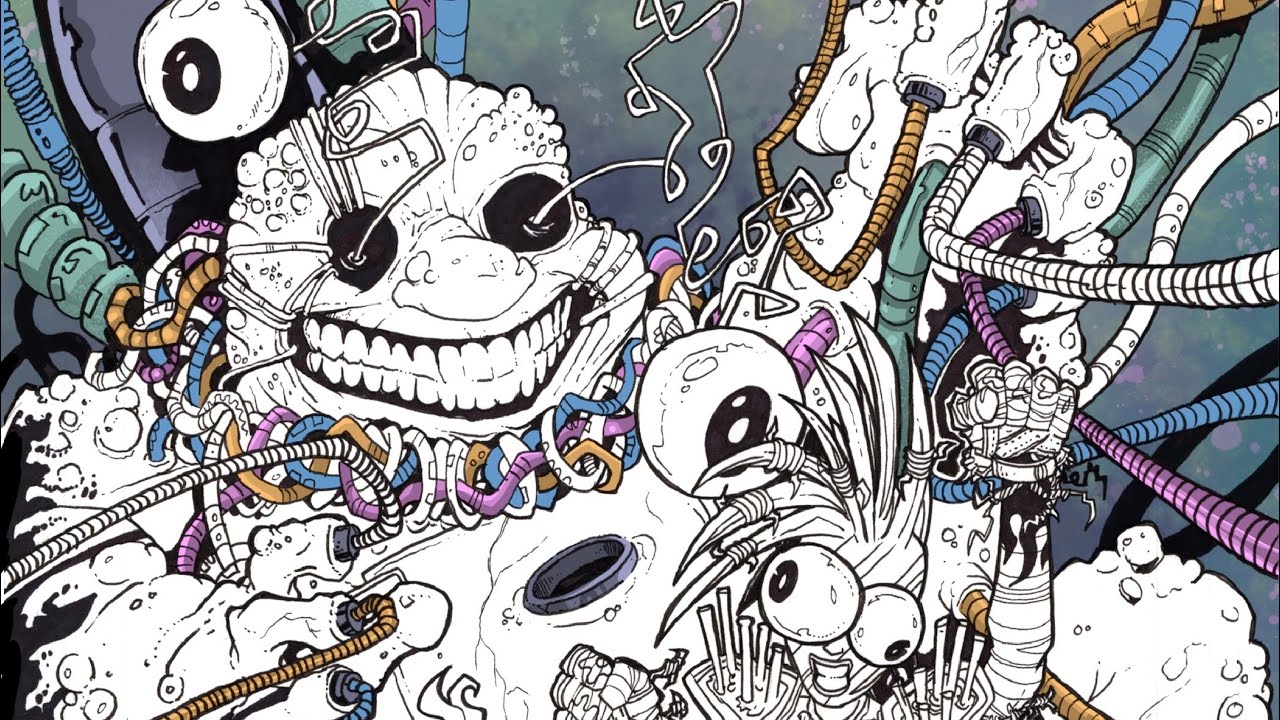 Sundays In Space - Coloring Pin Up