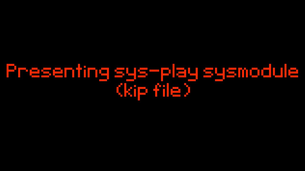 [Nintendo Switch] New project: sys-play module - play music in the background anytime!