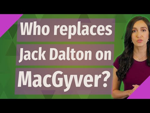Who replaces Jack Dalton on MacGyver?