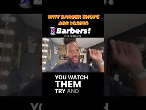 Why barber shops are losing barbers #barber #houstonbarber #barbertutorial #business