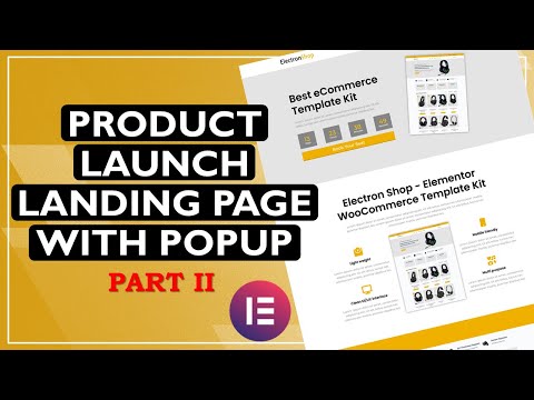 Learn How to Create a Product Launch Landing Page with a Popup in ...
