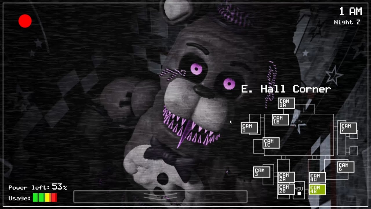 Shadow Freddy got scary with new Design! Dreadful Shadow! (FNaF 1 Mods)