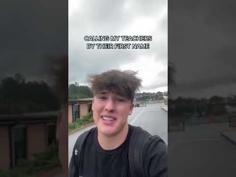 CALLING MY TEACHERS BY THEIR FIRST NAME #shorts #comedy