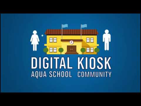 Infographic Digital Kiosk Aqua