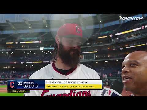 Hunter Gaddis Discuss the Guardians Second Consecutive Shutout Win