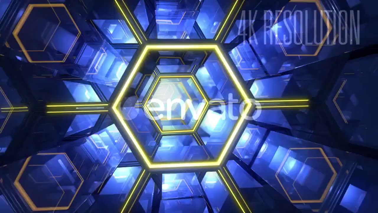 Hi-Tech Abstract Background | Cinema 4D Template
