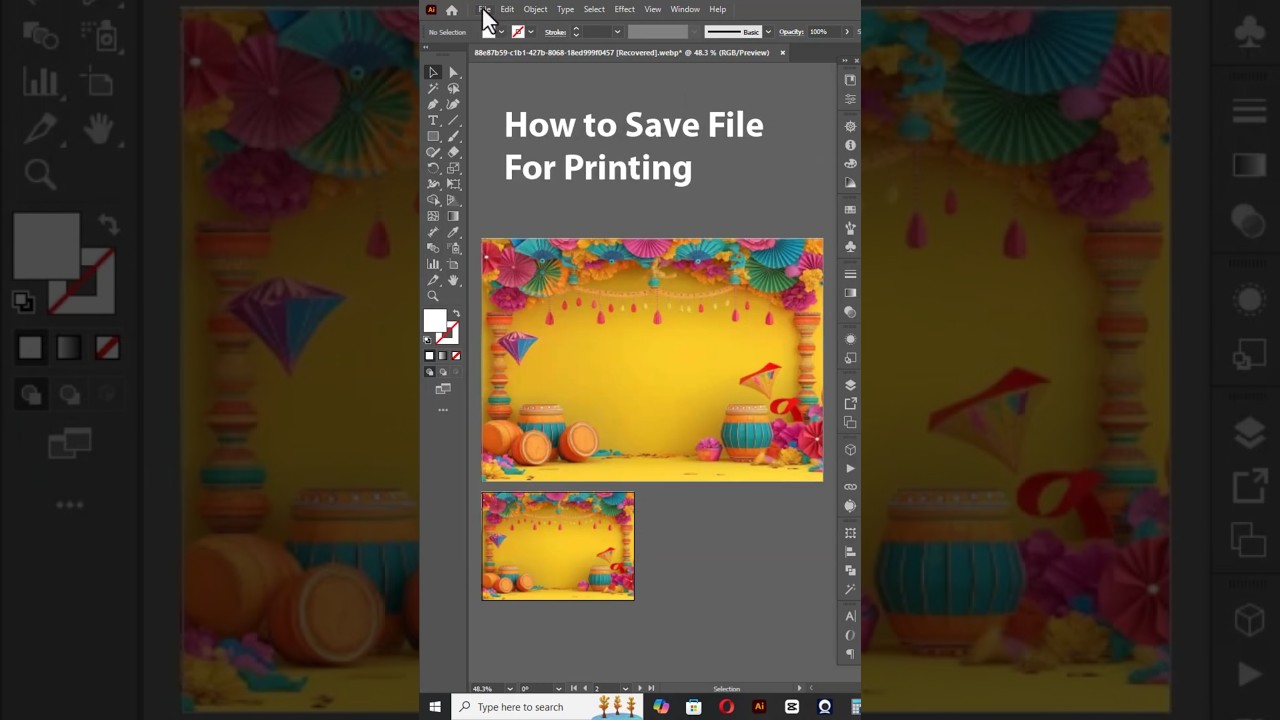How to save pdf file for printing in Adobe illustrator #savefile #adobeillustrators