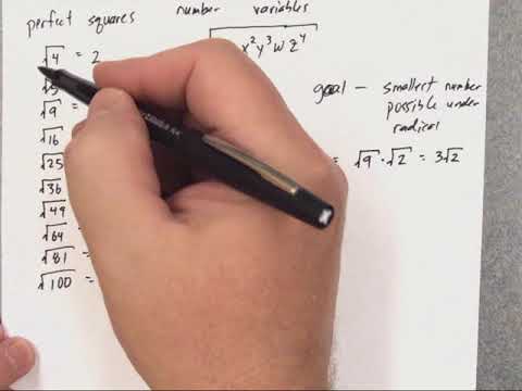 MATH136 1.2 Simplifying Radicals
