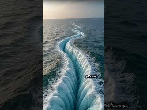 the split sea #shorts #amazing #wow #sea