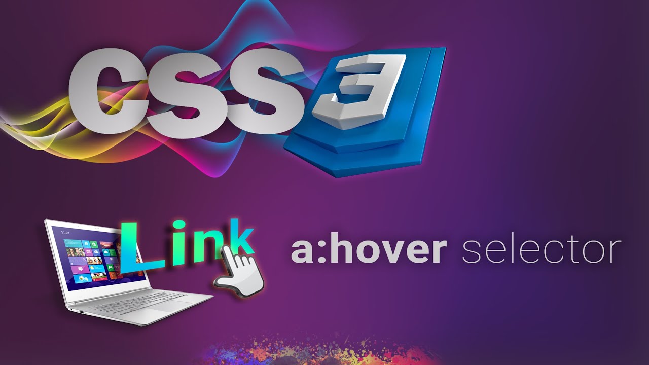 CSS for beginners 65:  hover link selector | ADD STYLES TO LINK ON HOVER