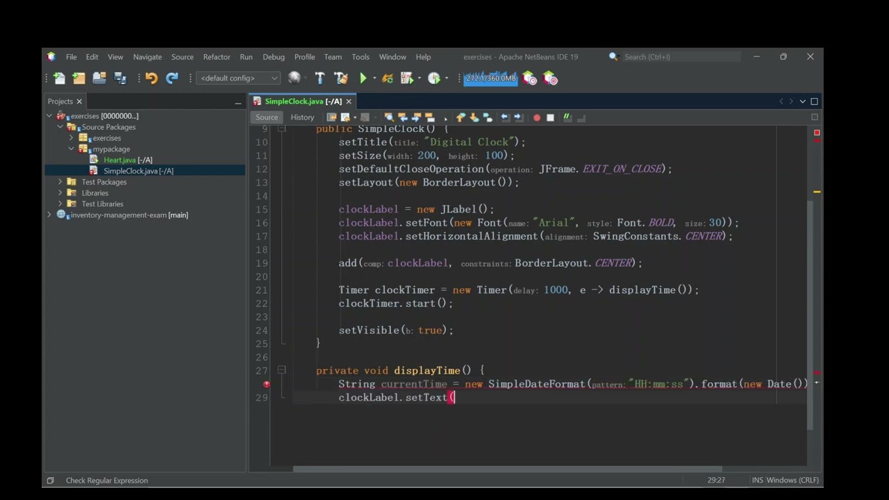 Build a Real-Time Digital Clock in Java – Step-by-Step Tutorial!
