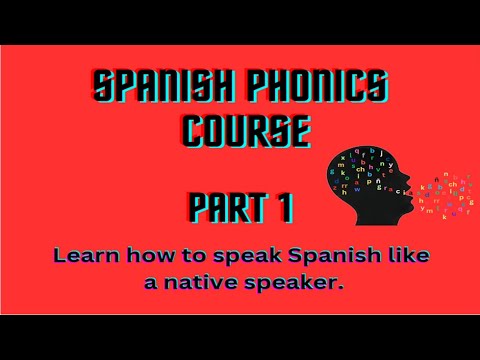 Spanish Phonics Part 1 - Vowels with Consonants