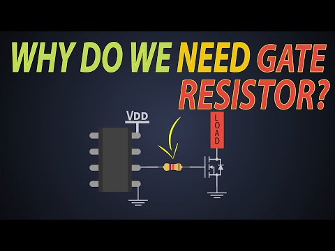Why do we need gate Resistor to drive the MOSFET? How to select Gate resistor?