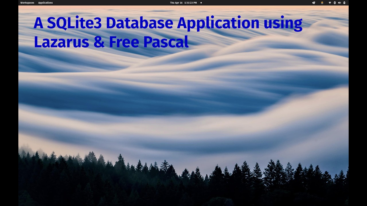 Episode 37 - A simple Lazarus / Free Pascal SQLite3 Database Application