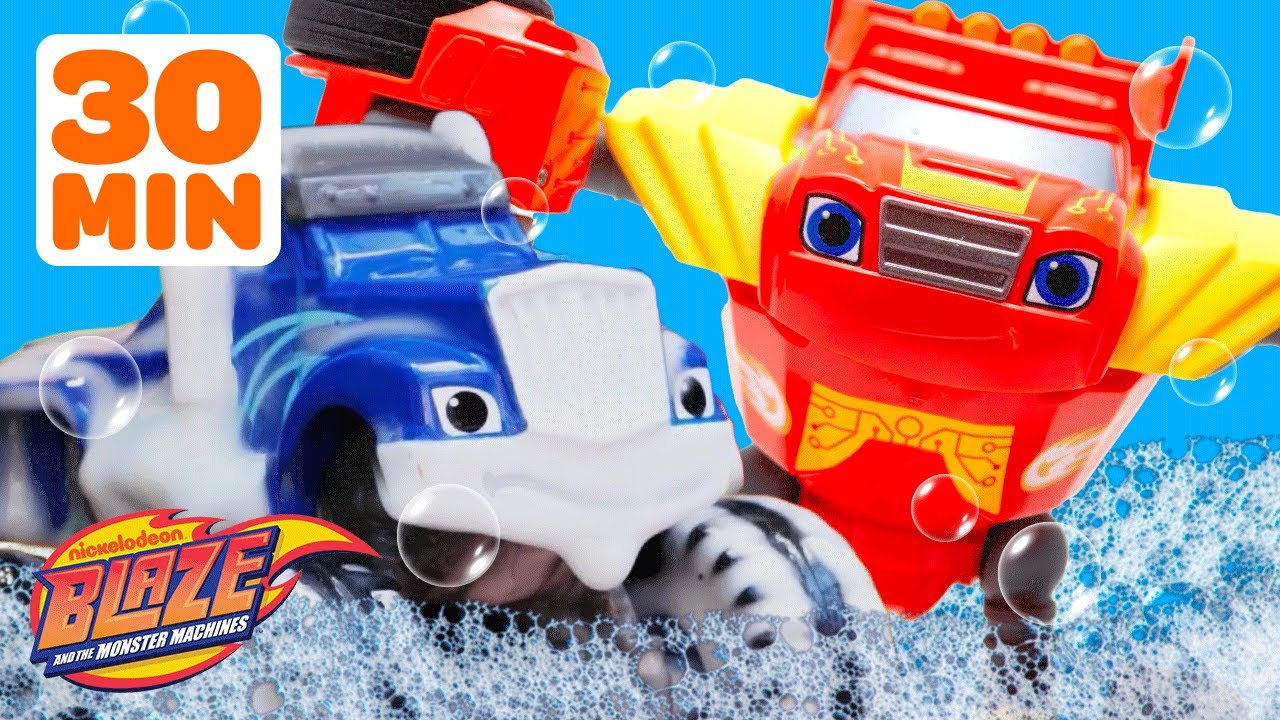 Blaze TOYS Car Washes, Transformations, & Rescue Missions! 🚗🧼 | Blaze and the Monster Machines