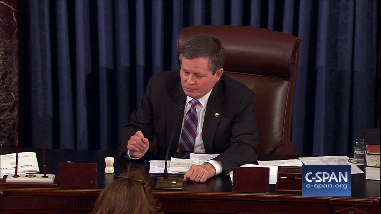 Sen. Warren violates Rule XIX of the Senate (C-SPAN)