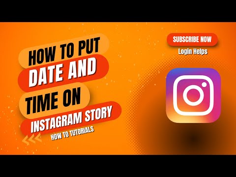 How to Put Date and Time on Instagram Story | Instagram Story Date Sticker