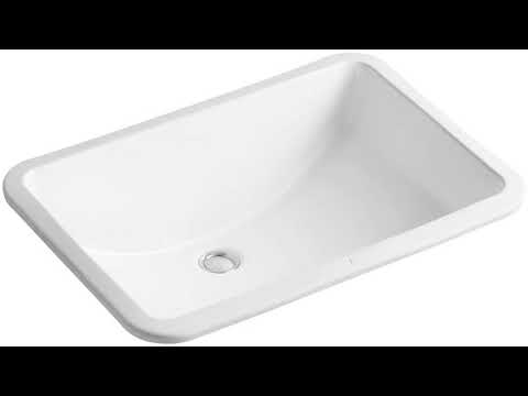 KOHLER K 2215 0 Ladena Undercounter Bathroom Sink White