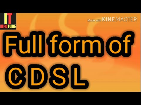 Full form of CDSL | What is CDSL