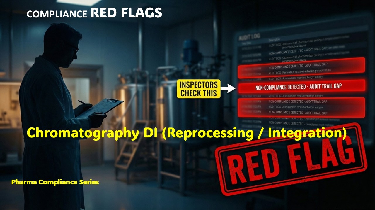 Chromatography Data Integrity in Pharma: Integration Rules, Reprocessing Control, Audit Trail Review