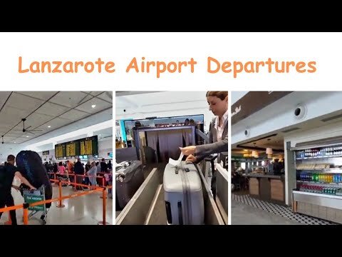 Lanzarote Airport Departures : Terminal 1