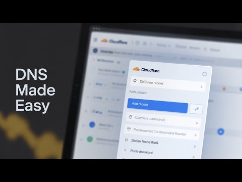 How to Add DNS Records on Cloudflare