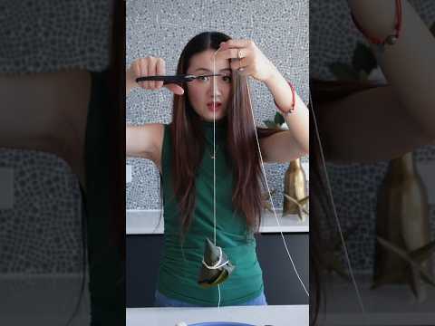 Don’t eat the bamboo leaves! Chinese Mom’s sticky rice dumplings! 粽子 #zongzi #dragonboatfestival