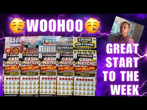 💷Are Monday’s my lucky day? Great session with £40 of National lottery scratch tickets 💷